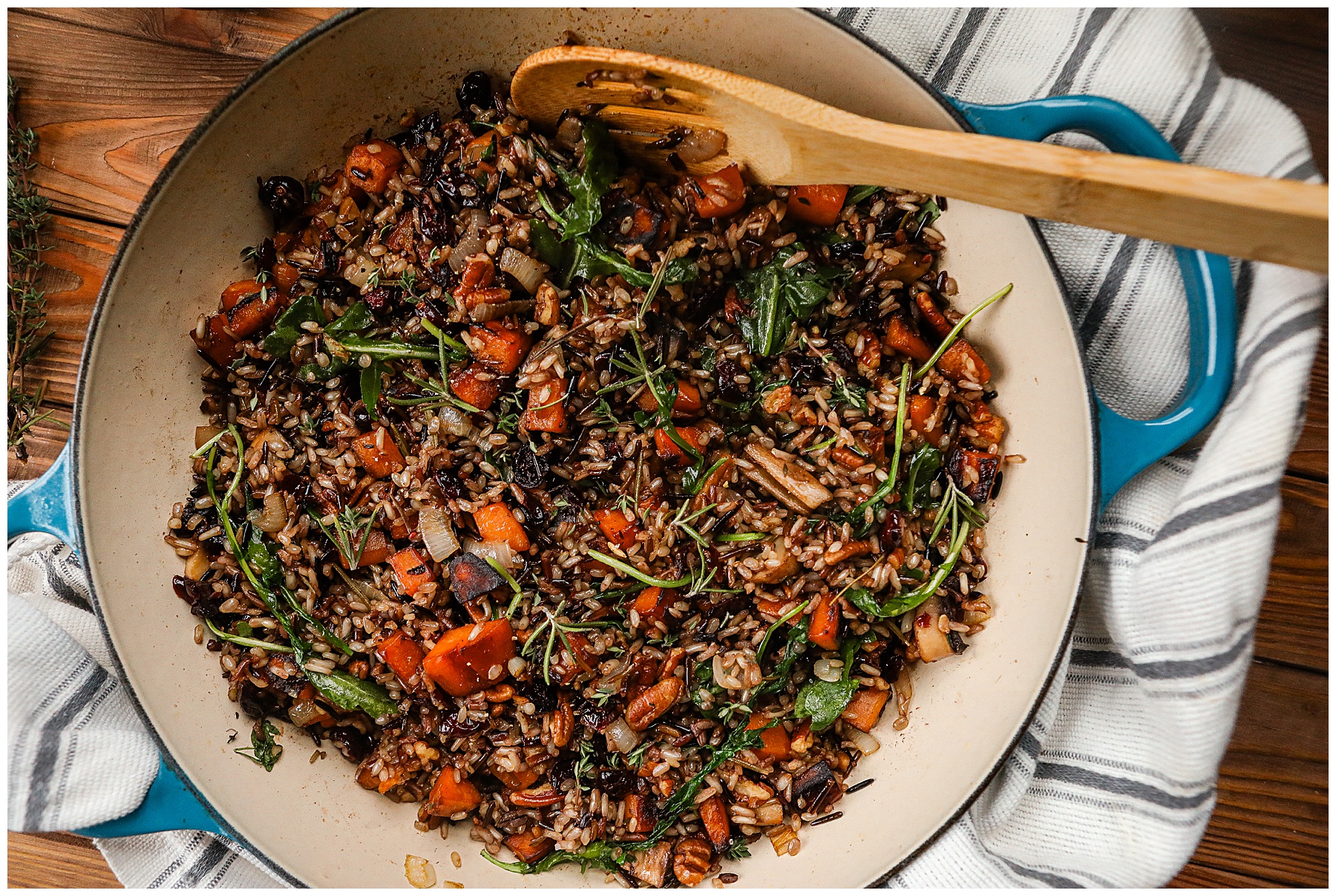 Wild Rice Recipe with Sweet Potatoes & Cranberries