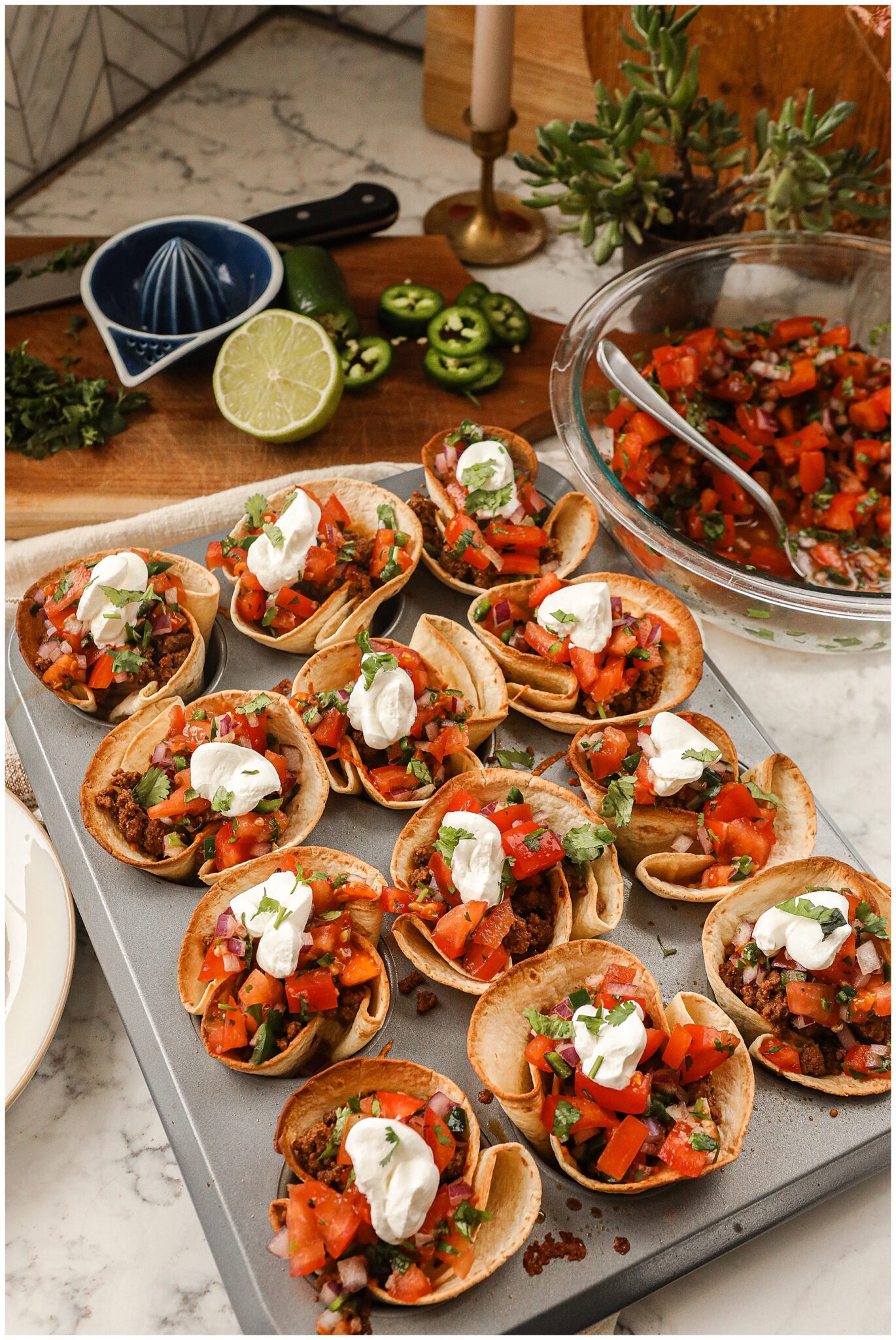 Easy Taco Cups Recipe