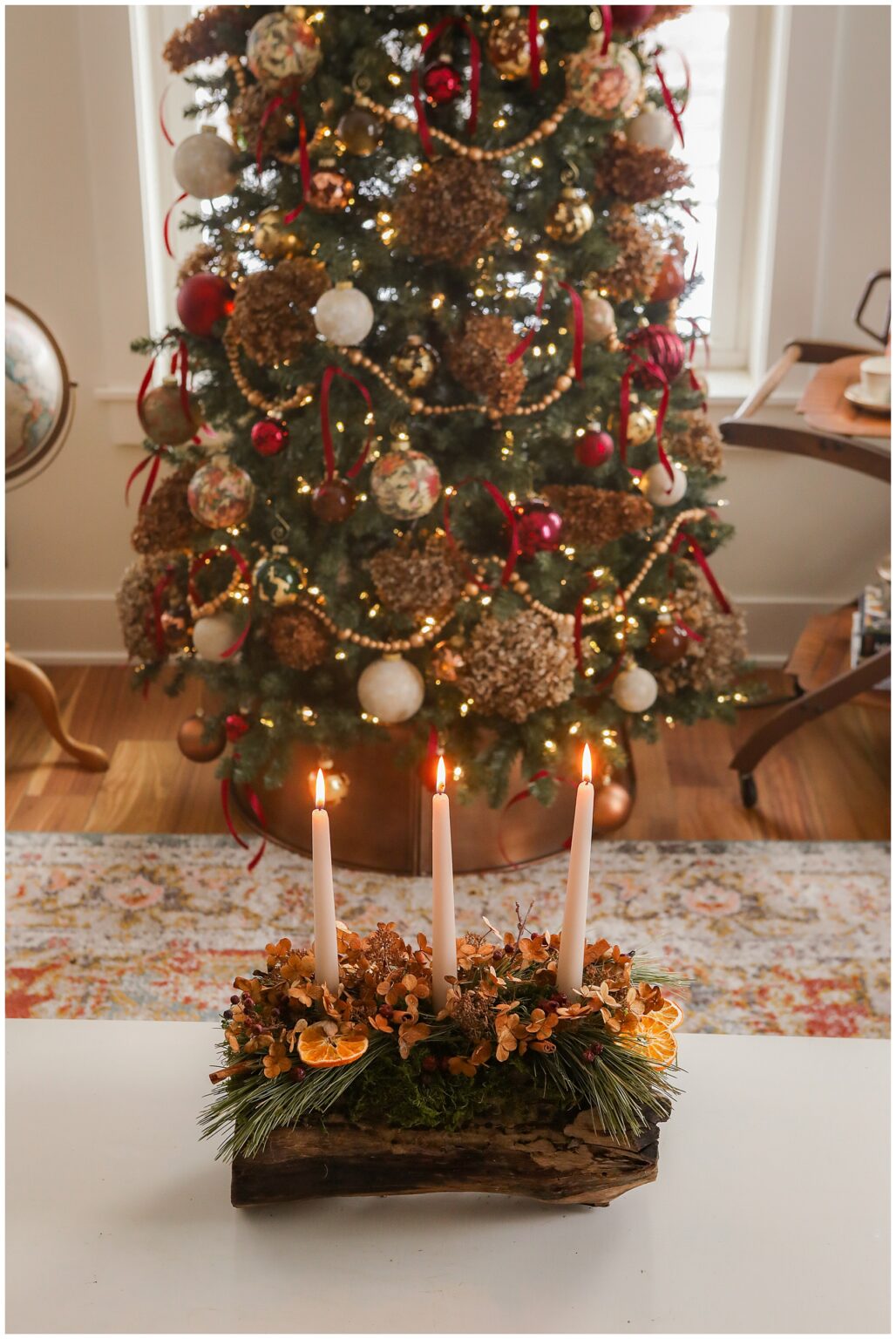How to make a Yule Log to burn - Sugar Maple Farmhouse