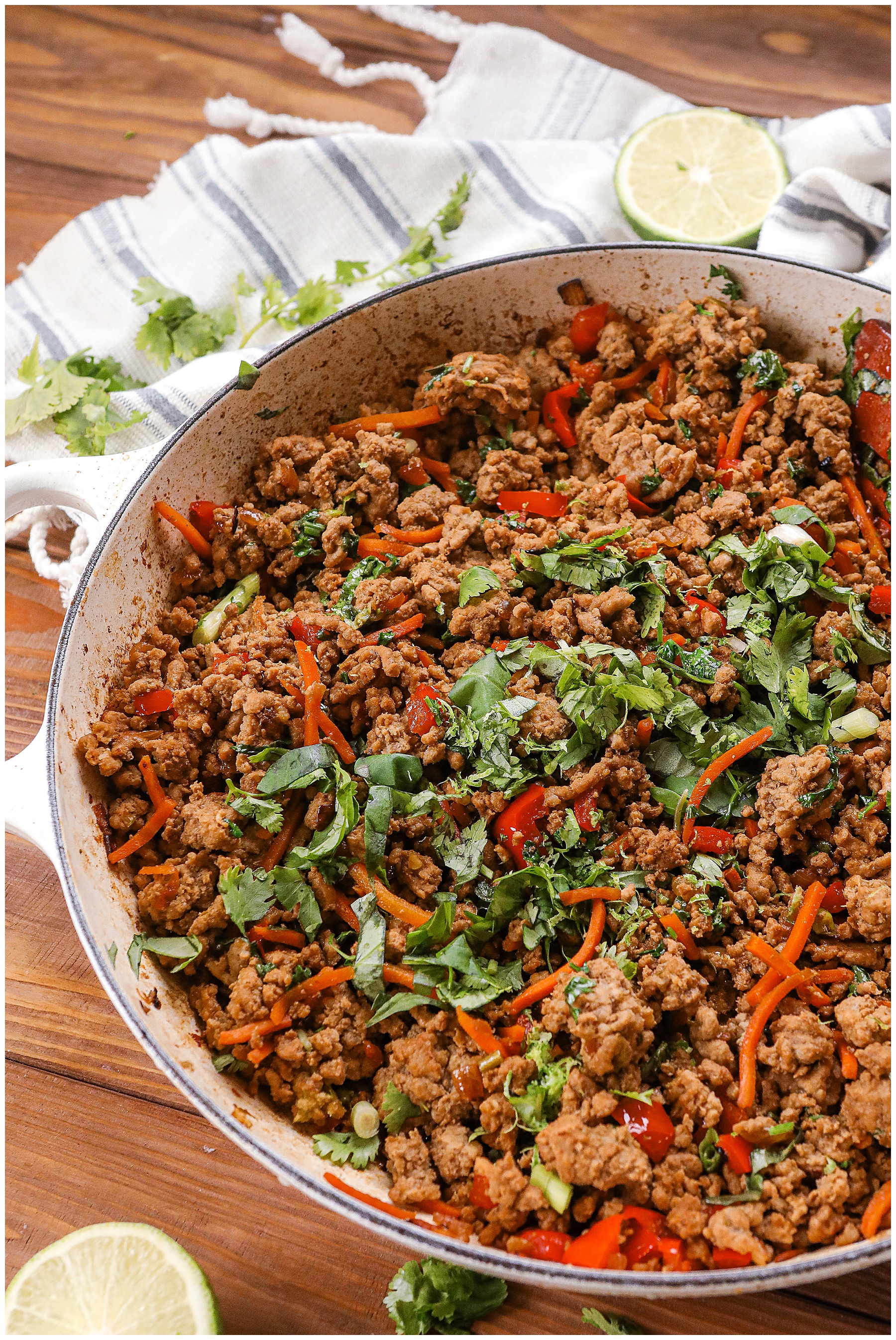 Ground Pork Lettuce Wraps - Sugar Maple Farmhouse