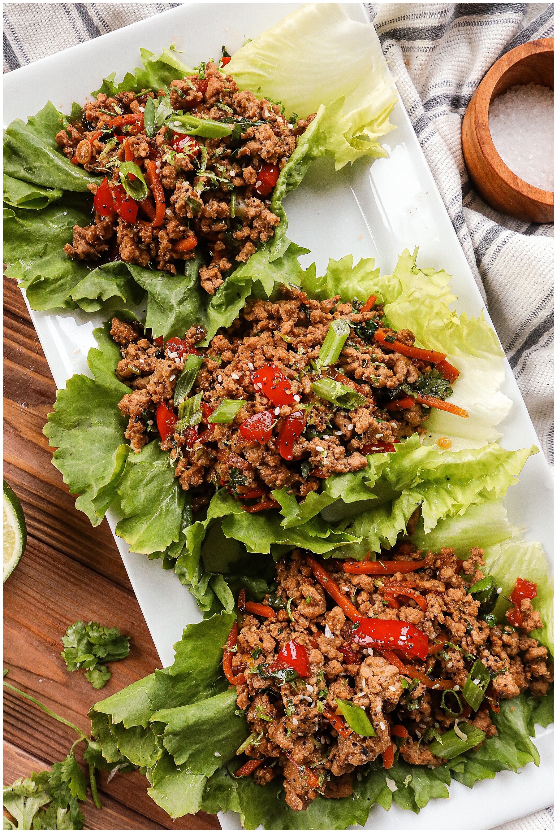 Ground Pork Lettuce Wraps - Sugar Maple Farmhouse