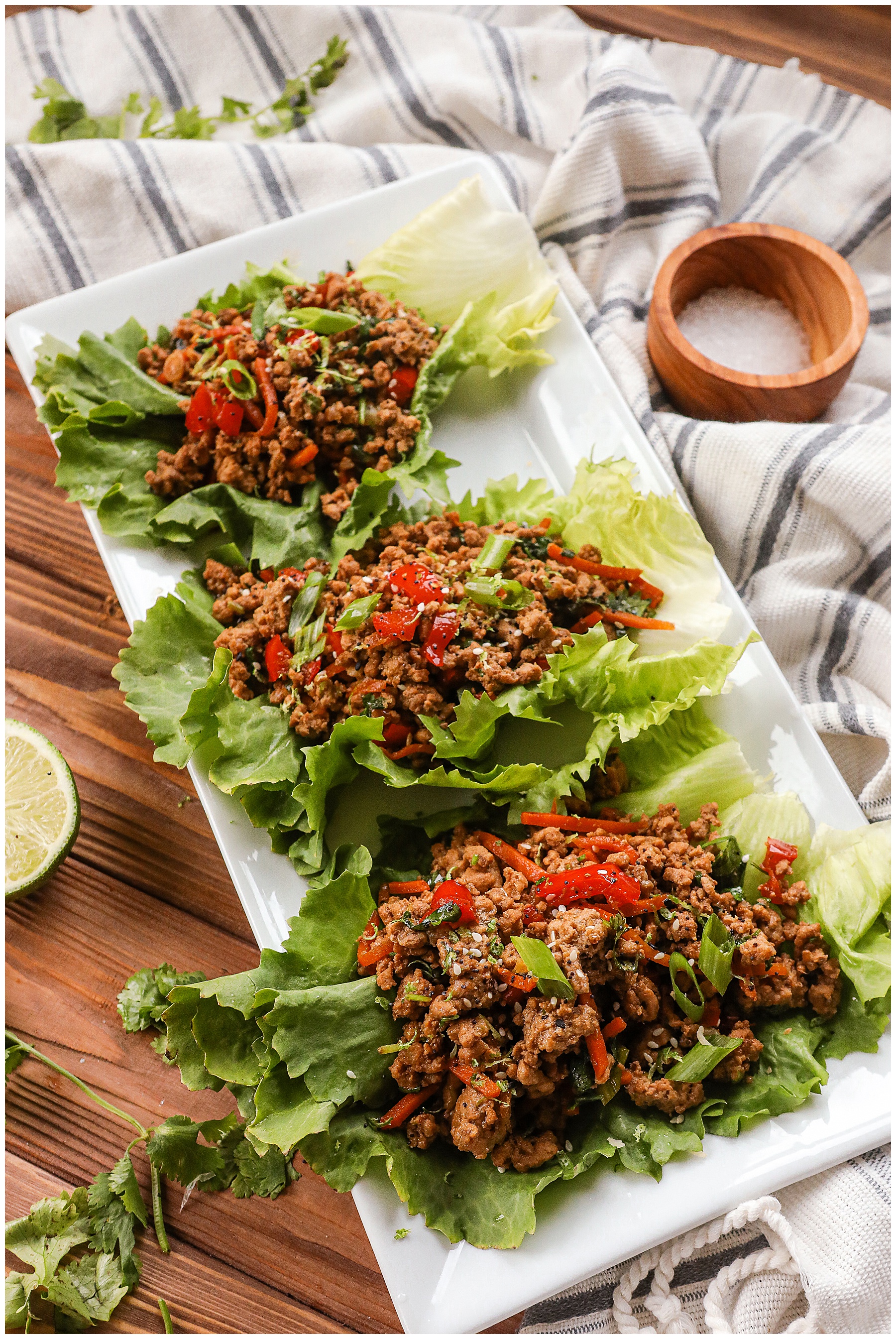 Ground Pork Lettuce Wraps - Sugar Maple Farmhouse