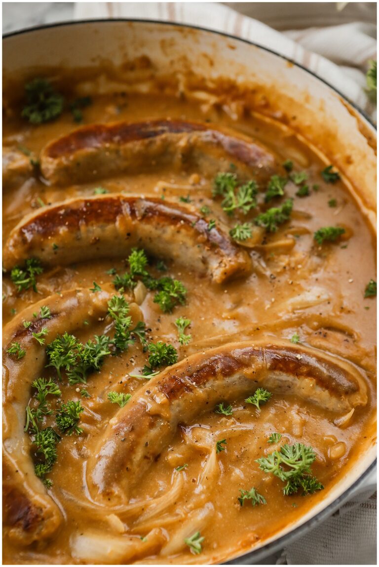 Irish Bangers and Mash recipe - Sugar Maple Farmhouse