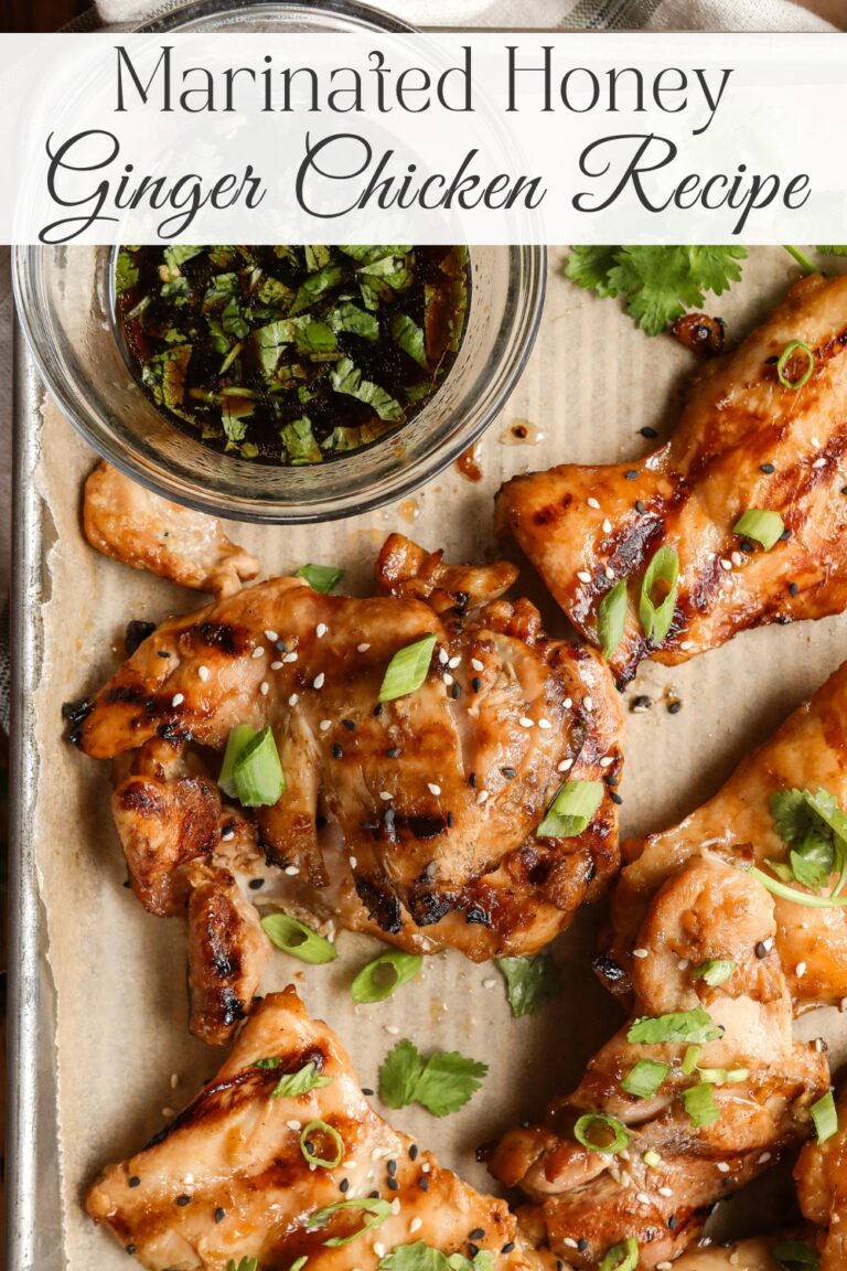 Marinated Honey Ginger Chicken recipe