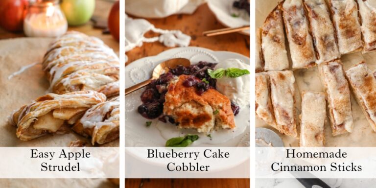 Cream Cheese Danish with Puff Pastry & Fruit - Sugar Maple Farmhouse