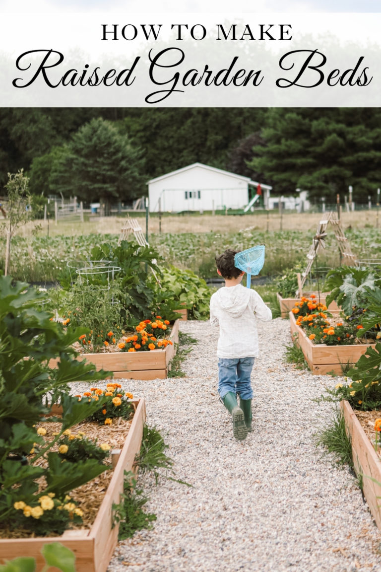 How to build a DIY raised garden bed - Sugar Maple Farmhouse