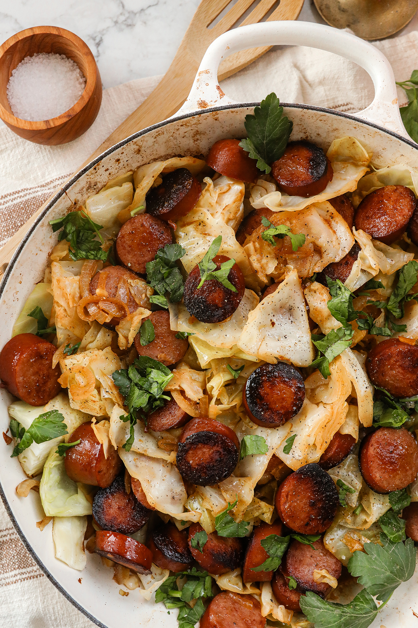 Kielbasa and Cabbage Recipe - Sugar Maple Farmhouse