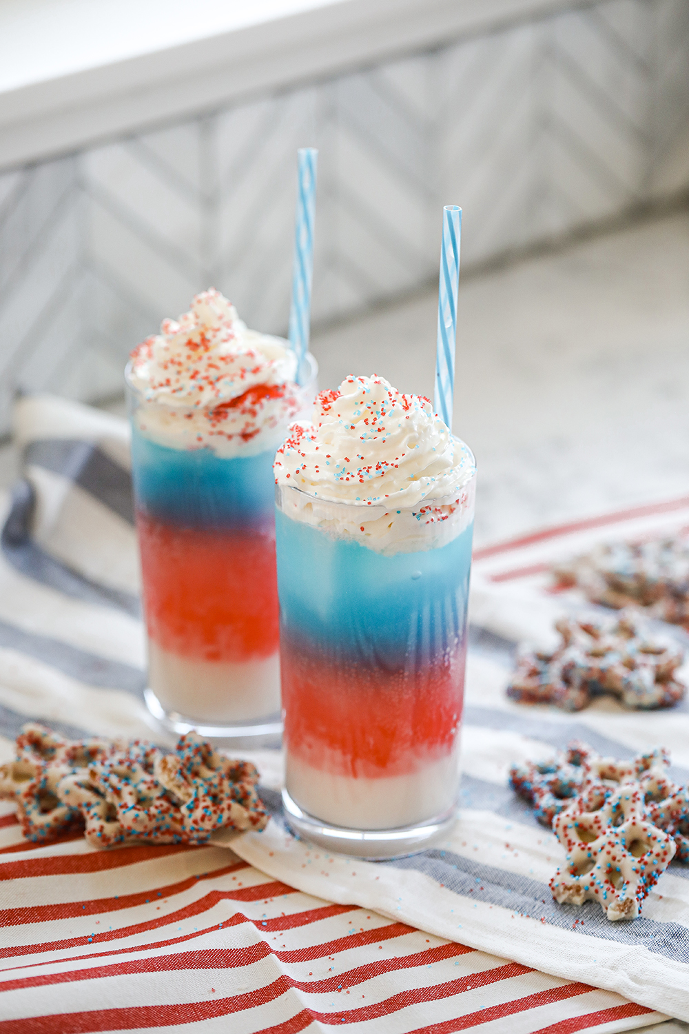 4th of July Drink Mocktail - Sugar Maple Farmhouse